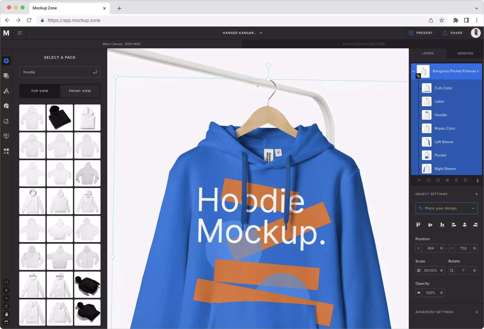 Free Online Hoodie Mockup Templates And Items Mockup Zone